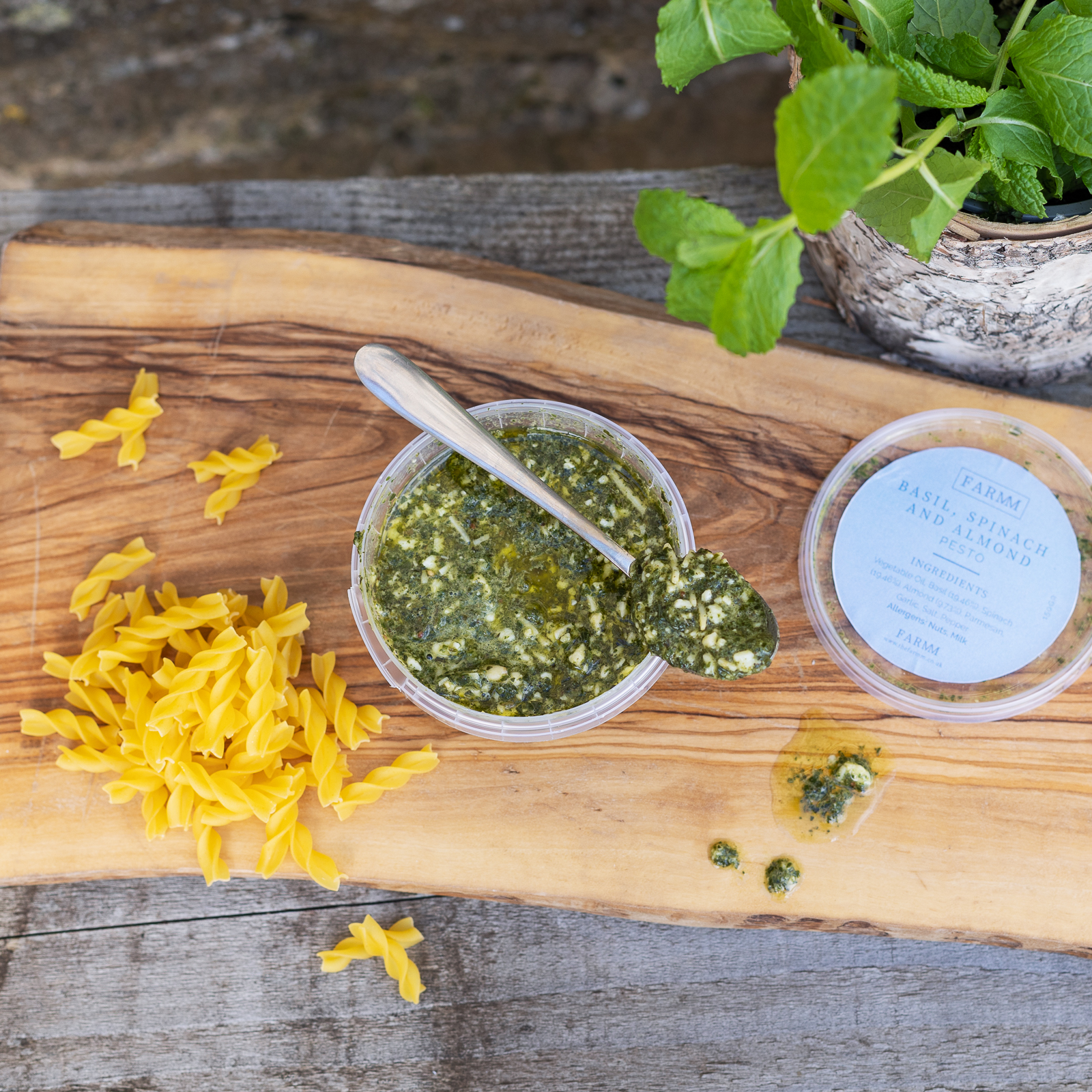 Product of The Week - Basil, Spinach and Almond Pesto - The Farmm ...